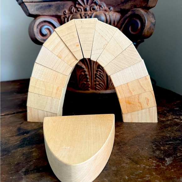 Archiblocks | Toys | Archiblocks Wooden Catenary Arch Puzzle Set | Poshmark